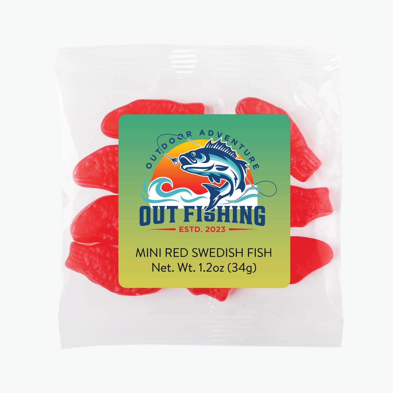 Taster Packet - Mini Red Swedish Fish - 1.3 oz | Marco Promos