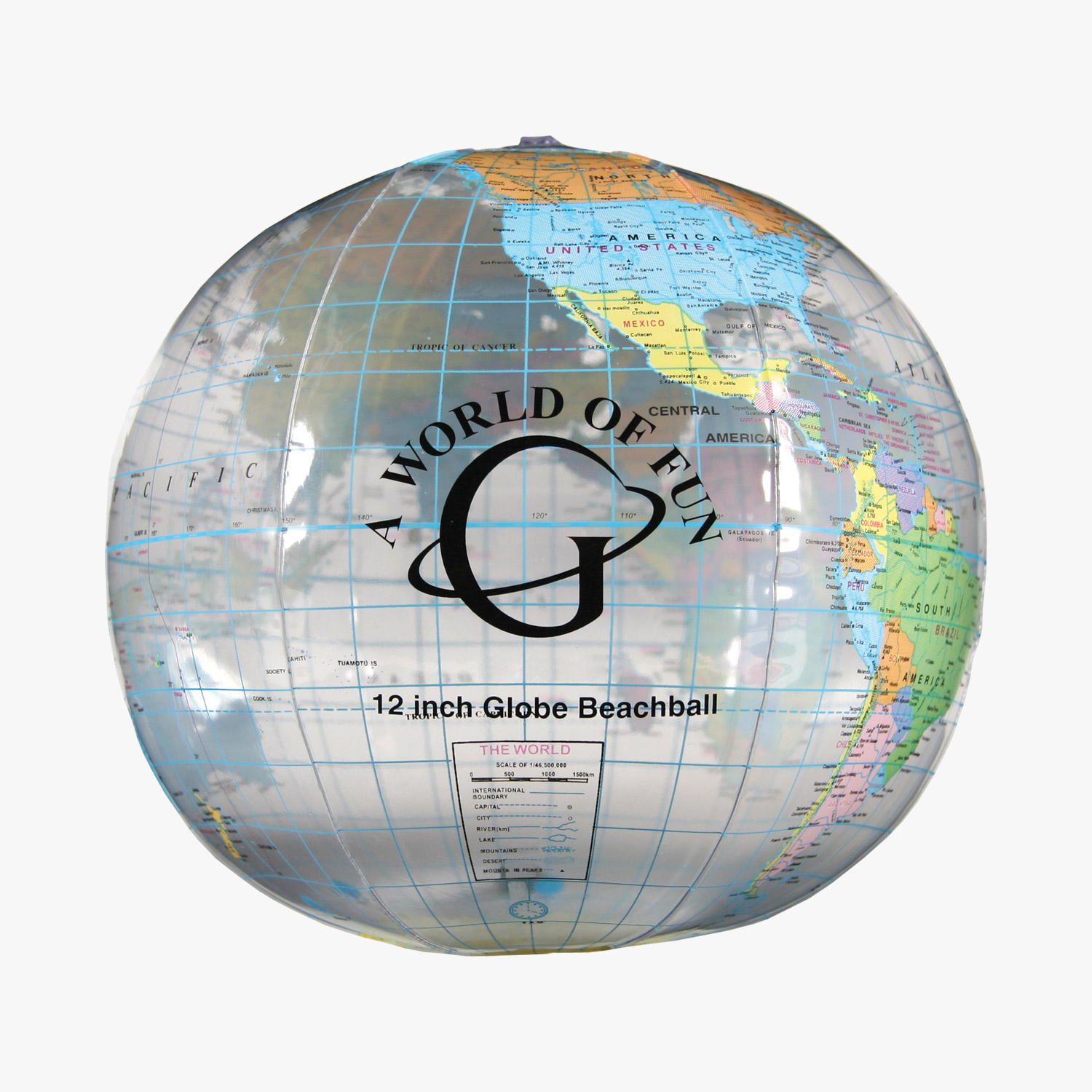 12 Globe Beach Ball, OD-534 - Marco Promos
