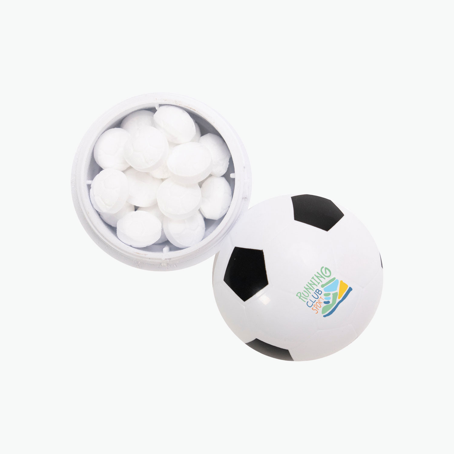 Soccer Ball Mint Container - Full Color | Marco Promos