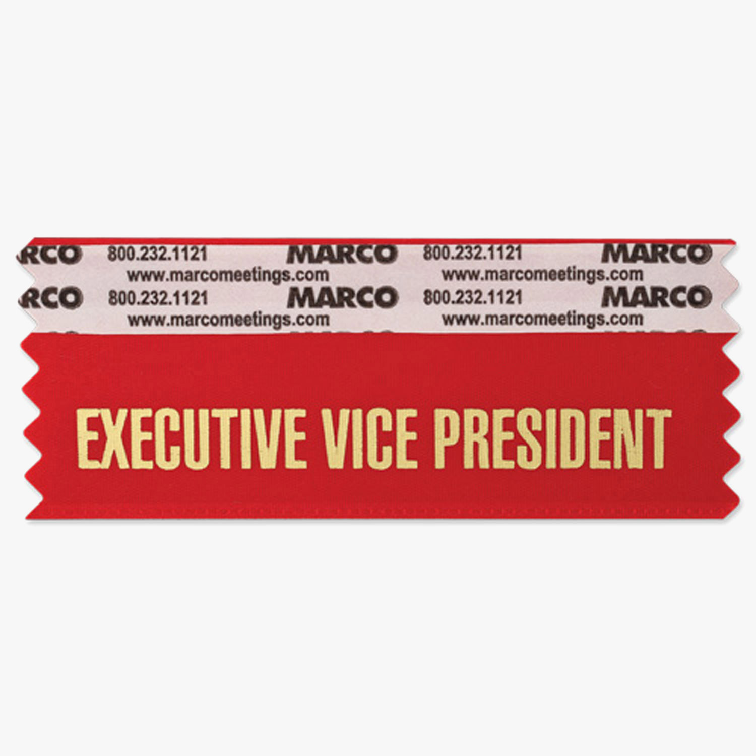 EXECUTIVE VICE PRESIDENT Ribbon - Horizontal, H1-EXECVICEPRES - Marco ...
