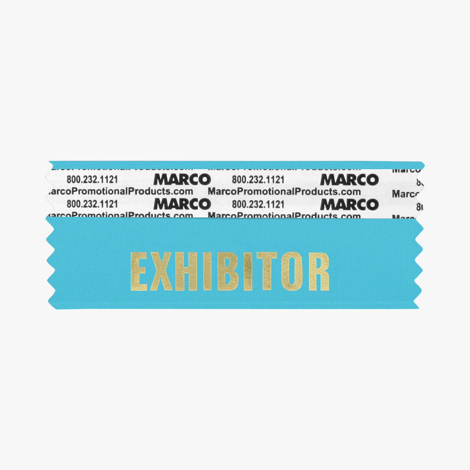 EXHIBITOR Ribbon - Horizontal, H1-EXHIBITOR - Marco Promos
