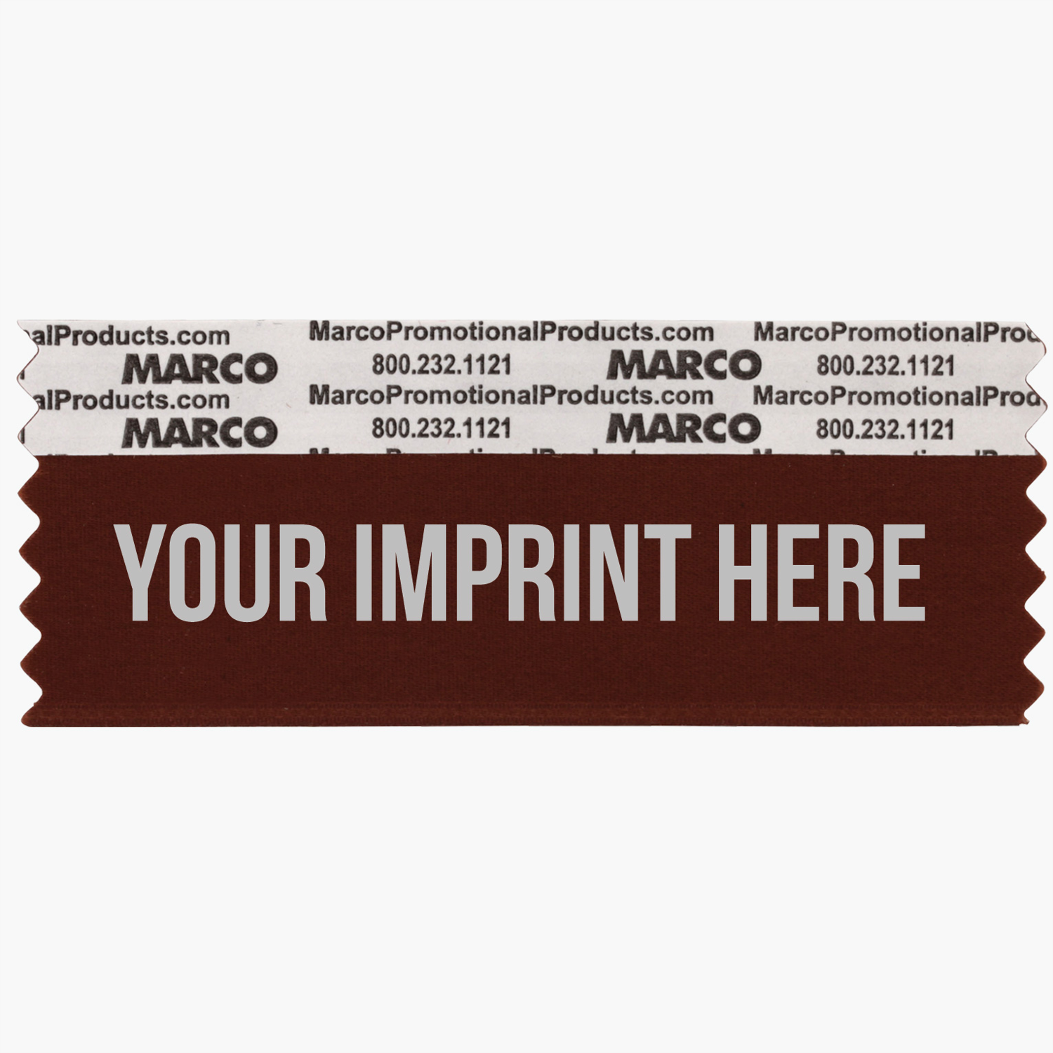 4 x 1 5/8 Horizontal Ribbon - Custom Title, H1-CUSTOM - Marco Promos