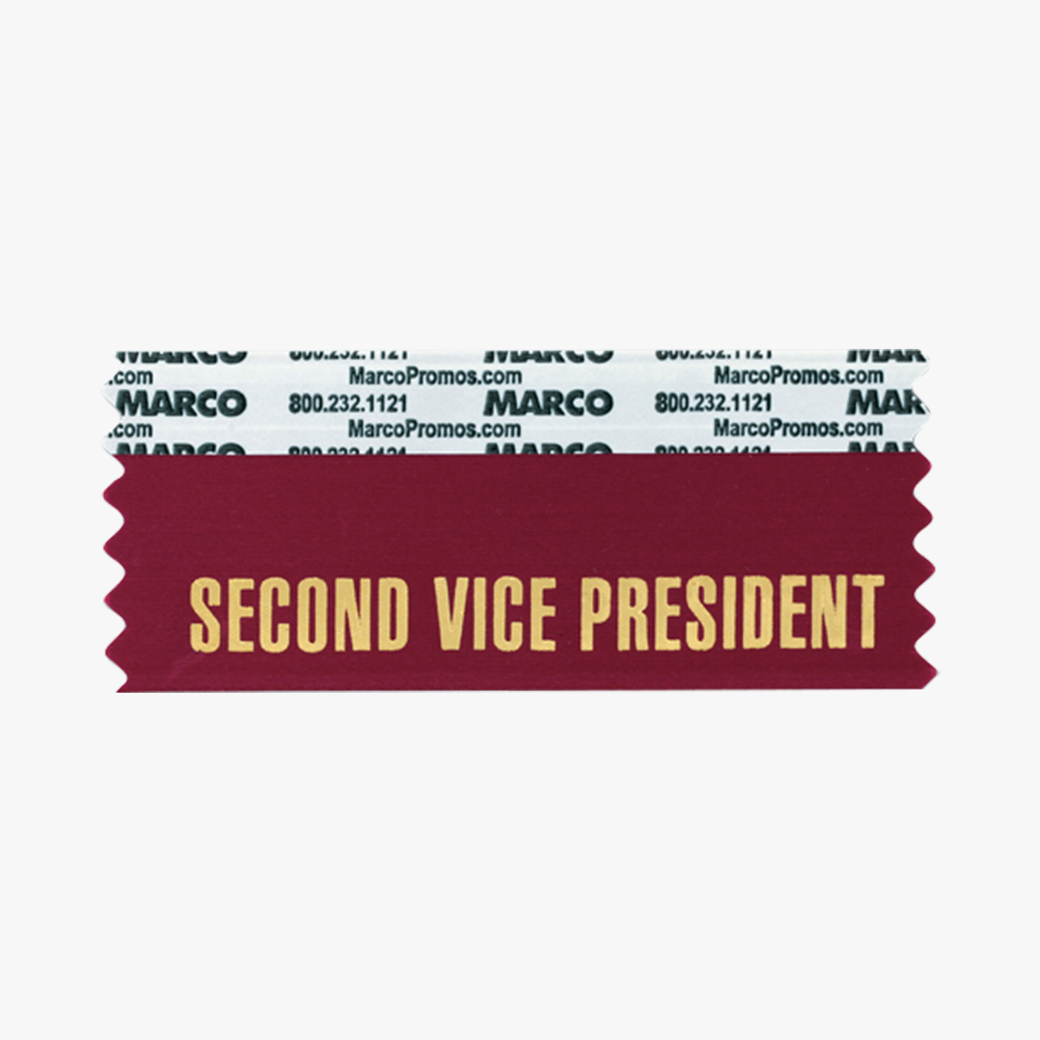 SECOND VICE PRESIDENT Ribbon - Horizontal, H1-SECONDVICEP