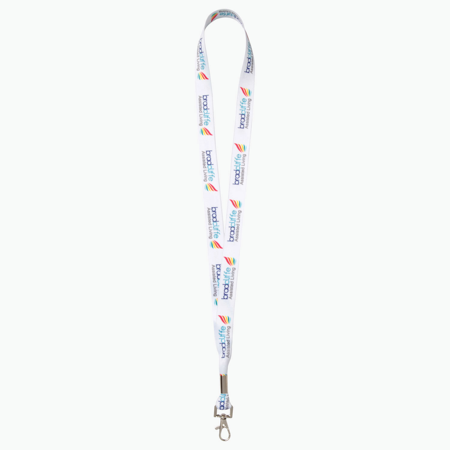 3/4 Dye Sublimated Poly Satin Lanyard w/Metal Lobster Claw Hook, LY ...