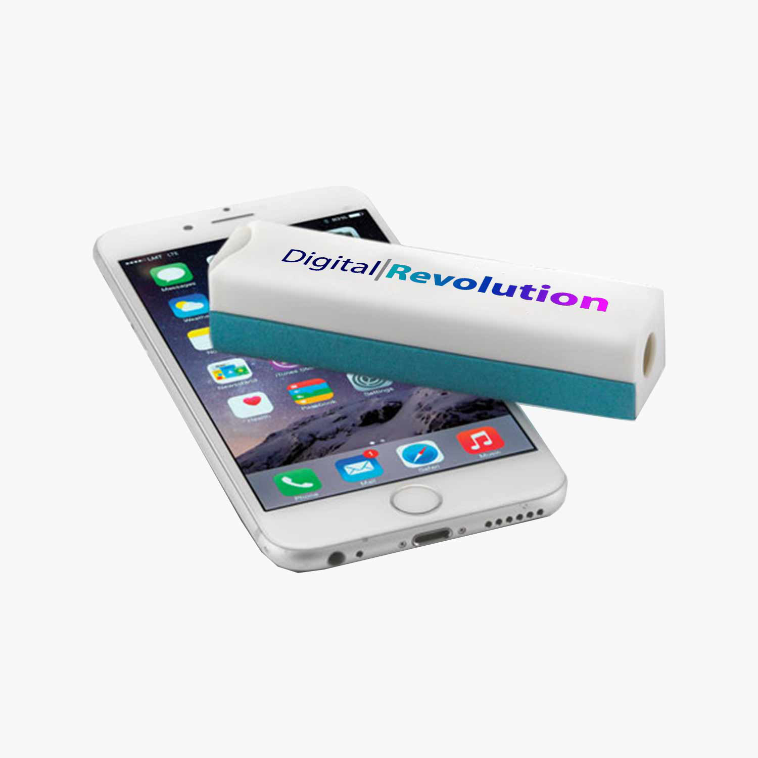 Full Color Phone Sanitizer Spray with Microfiber Screen Cleaner, OF ...
