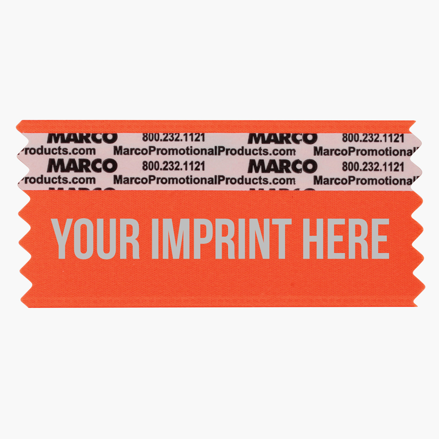 3 1/2 x 1 5/8 Horizontal Ribbon - Custom Title, H3-CUSTOM - Marco Promos