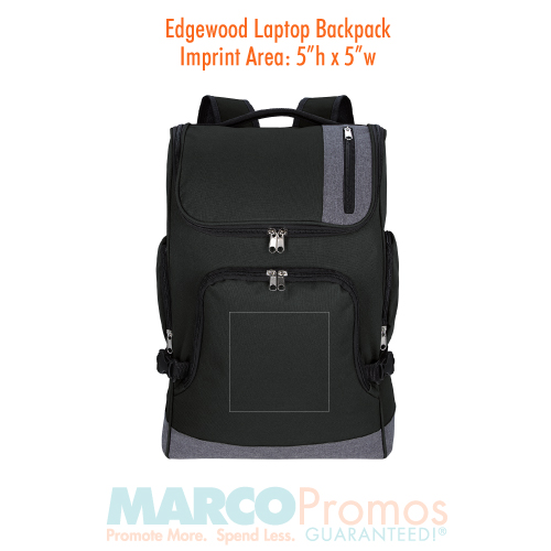 Edgewood Laptop Backpack, BK-19018 - Marco Promos