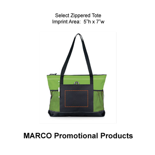 Select Zippered Tote, TB-847 - Marco Promos