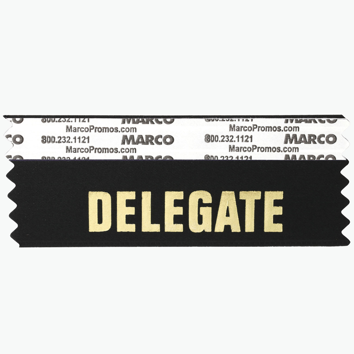 DELEGATE Ribbon - Horizontal, H1-DELEGATE - Marco Promos