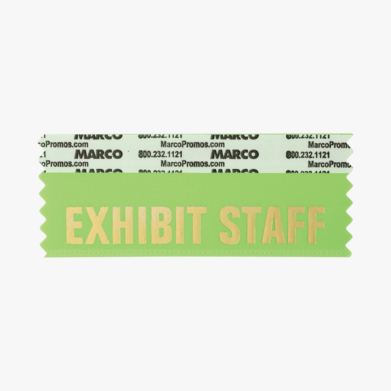 EXHIBIT STAFF Ribbon - Horizontal, H1-EXHIBITSTAFF - Marco Promos