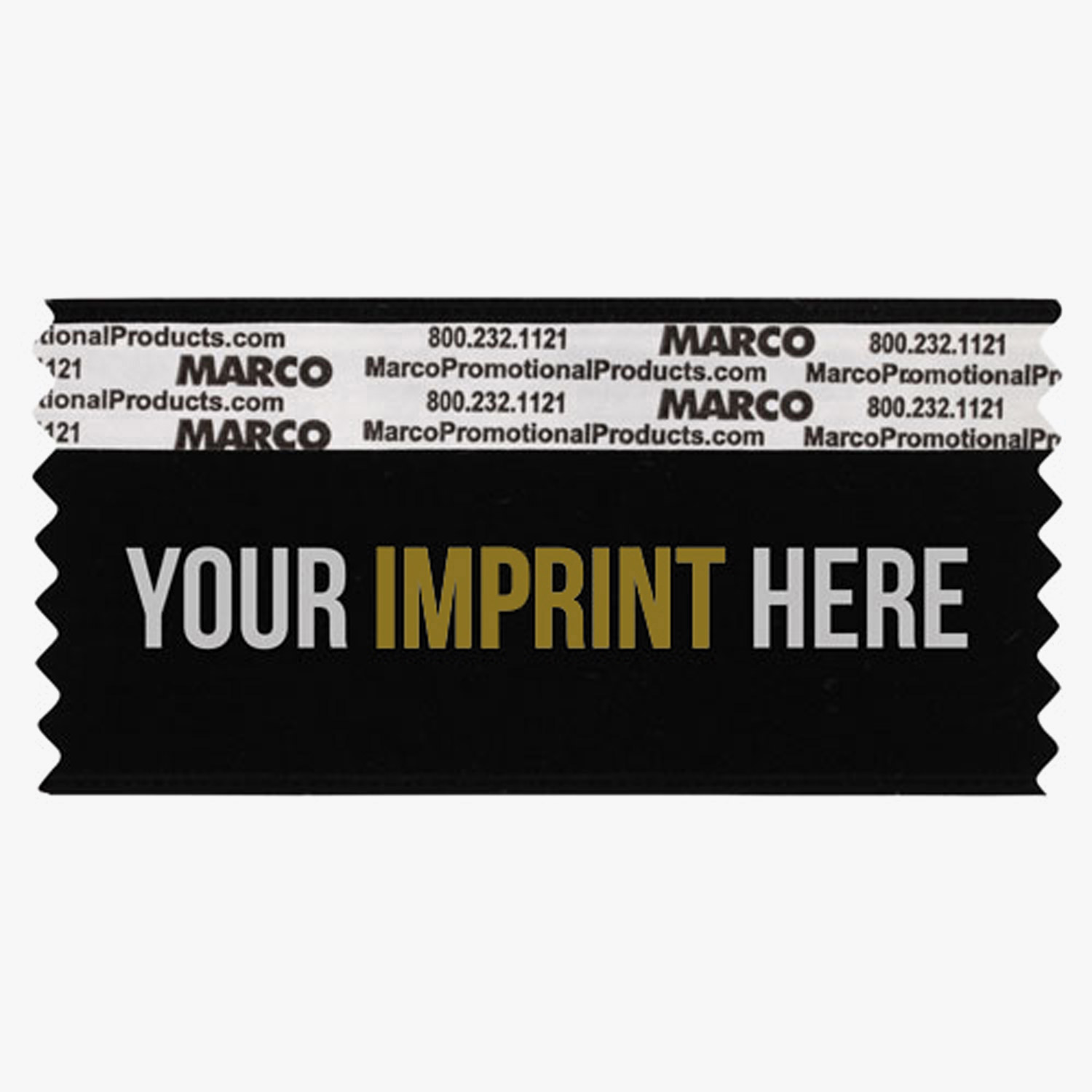 4 x 2 Horizontal Ribbon - Custom Title - 2 Color Imprint, H2-CUSTOM2C ...