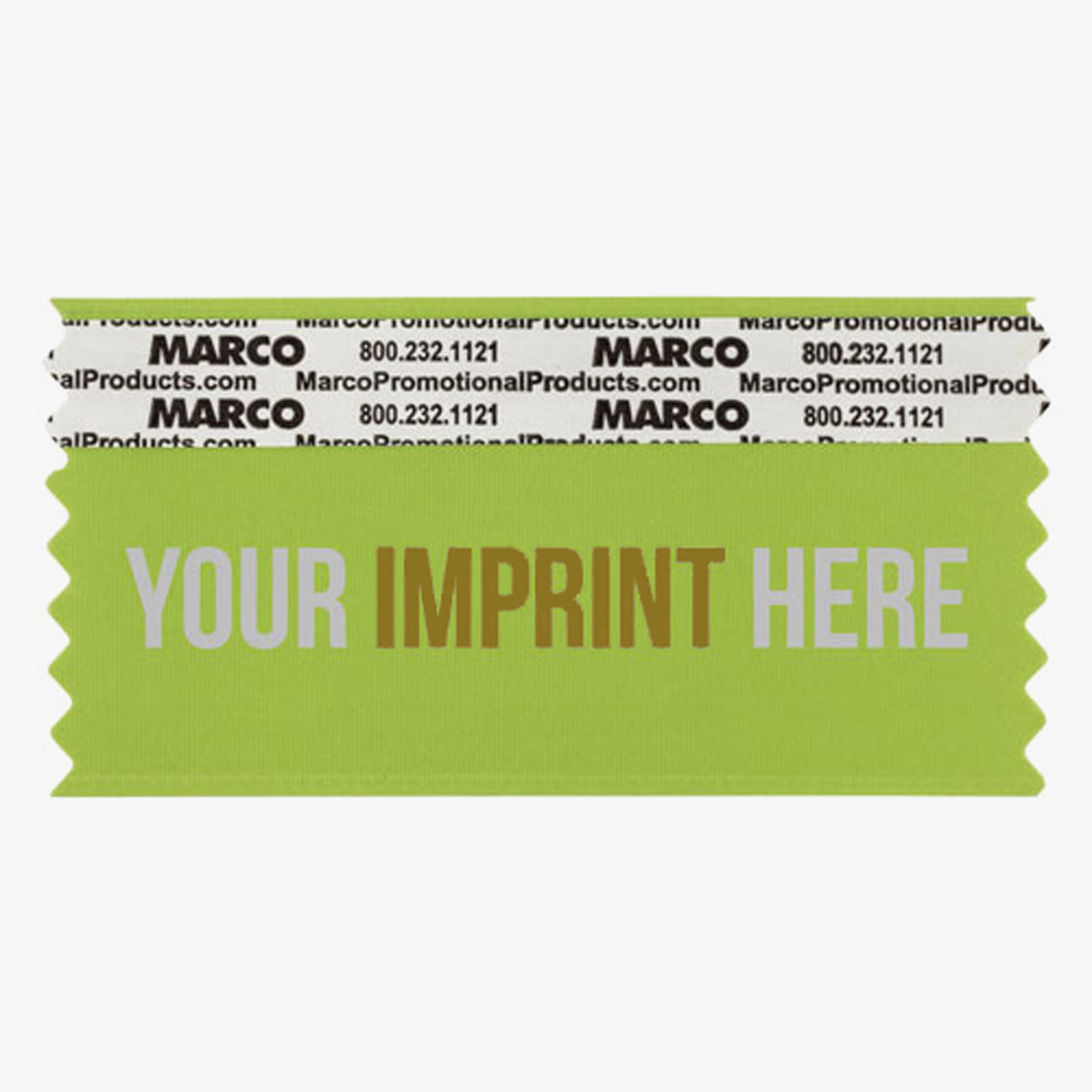 4 x 2 Horizontal Ribbon - Custom Title - 2 Color Imprint, H2-CUSTOM2C ...