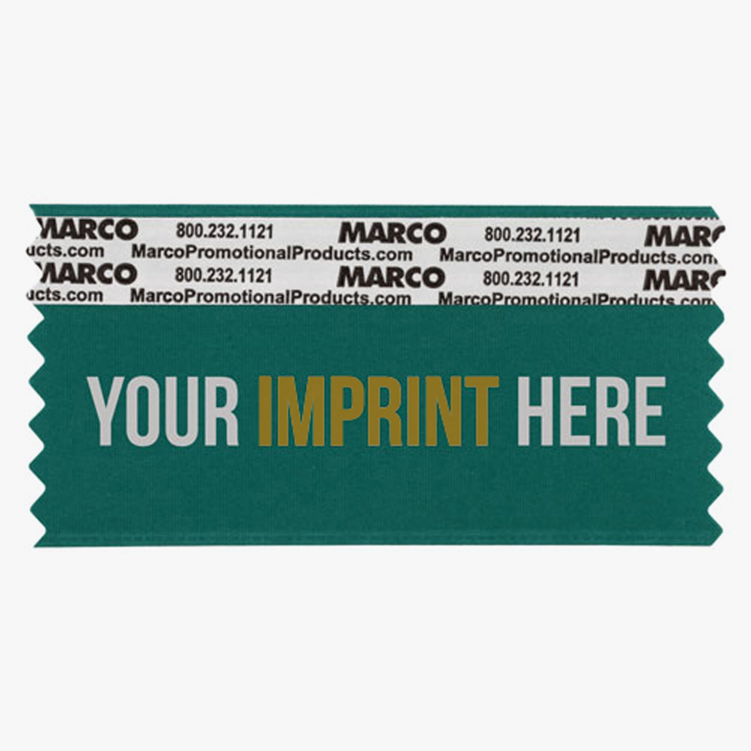 4 x 2 Horizontal Ribbon - Custom Title - 2 Color Imprint, H2-CUSTOM2C ...