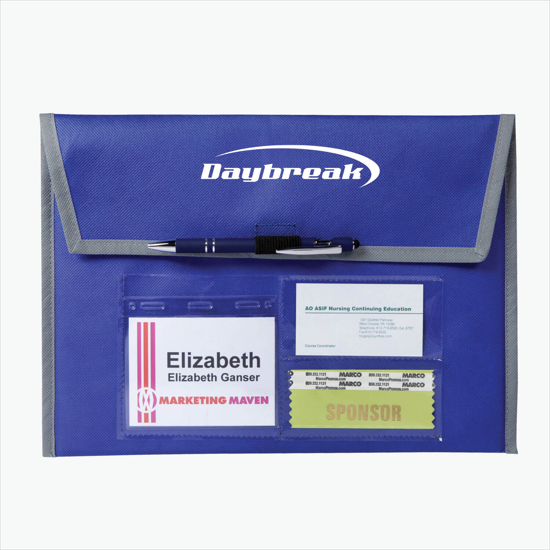 MARCO Event Registration Pouch - Printed, RME-18000-PR - Marco Promos