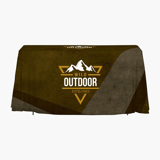 4' Drape-It Full Color Closed Back Table Cover | Marco Promos