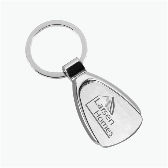Droplet Engraved Metal Key Holder, GA-23005 - MARCO Promos
