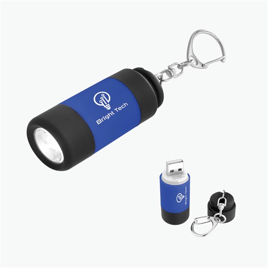 Rechargeable LED Light Keychain | Marco Promos