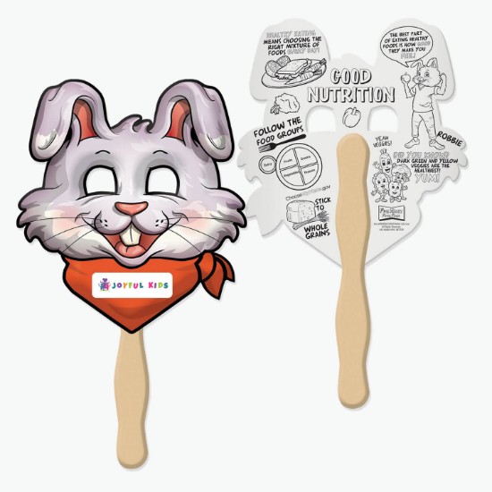 Fun Mask Face Fan - Good Nutrition | Marco Promos