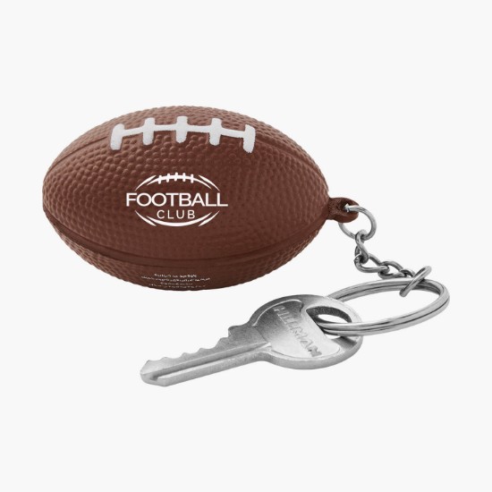 Stress Reliever Keychain - Football | Marco Promos