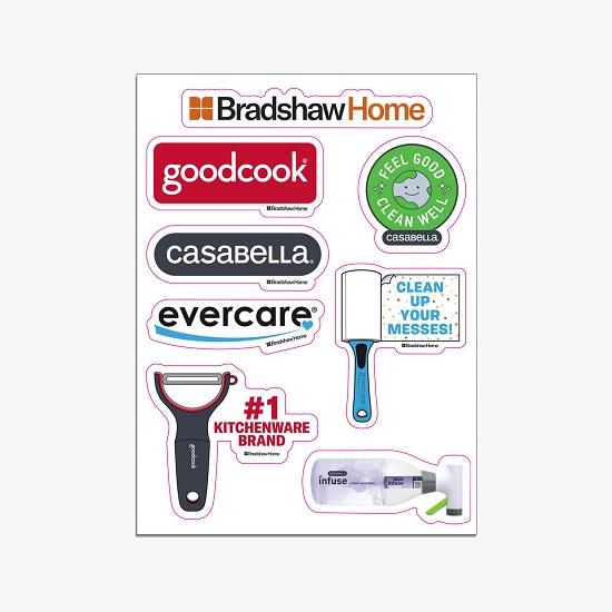 CustomCut Full Color Removable Vinyl Sticker Sheet - 6 x 8 | Marco Promos