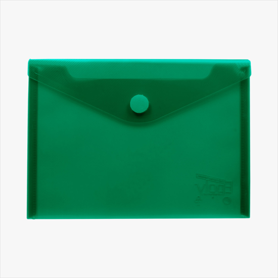 Translucent Poly Document Envelope with Velcro Closure - Blank - 7 x 9 ...