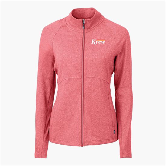 Cutter & Buck Adapt Eco Heather Knit Full Zip - Women's | Marco Promos