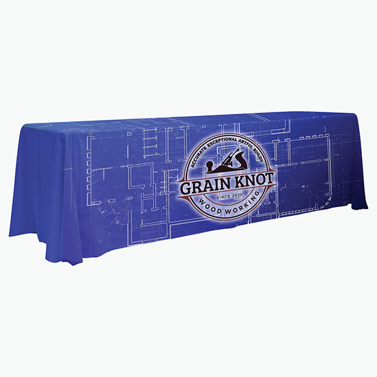 Custom Open Back Table Covers - Three-Sided Tablecloths | MARCO