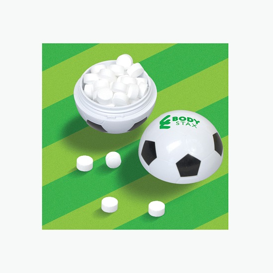 Soccer Ball Mint Container - Full Color | Marco Promos
