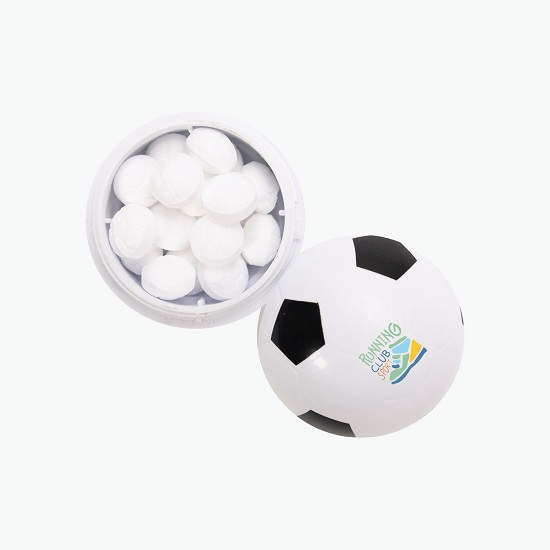 Soccer Ball Mint Container - Full Color | Marco Promos