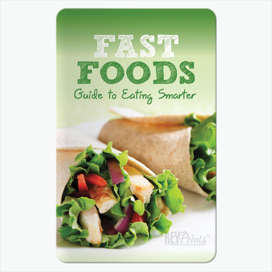 Key Points Wallet Card - Fast Foods: Eating Right | Marco Promos