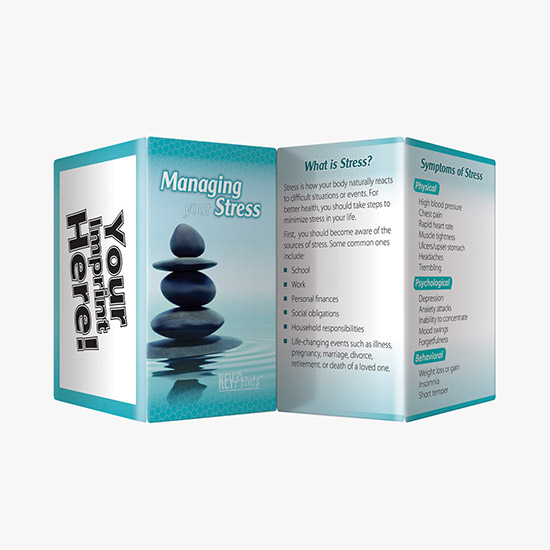 Key Points Wallet Card - Managing Stress | Marco Promos