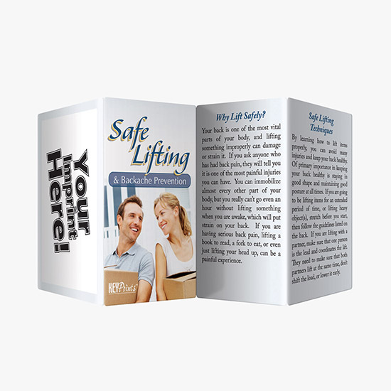 Key Points Wallet Card - Safe Lifting | Marco Promos