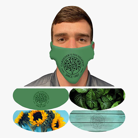 Full Color Multi-Design Flip Face Mask - Printed, GA-20126P - Marco Promos