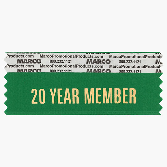 20 YEAR MEMBER Ribbon H1-20YEARMEMBER