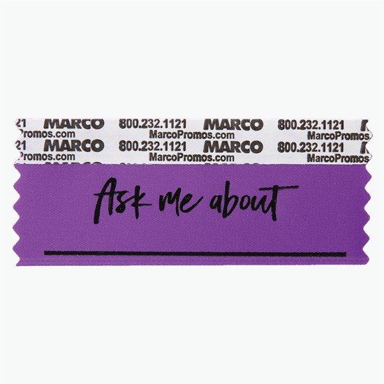 100 Assorted Conversation Starter Ribbons with Case | Marco Promos