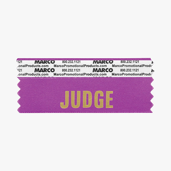 JUDGE Ribbon - Horizontal, H1-JUDGE