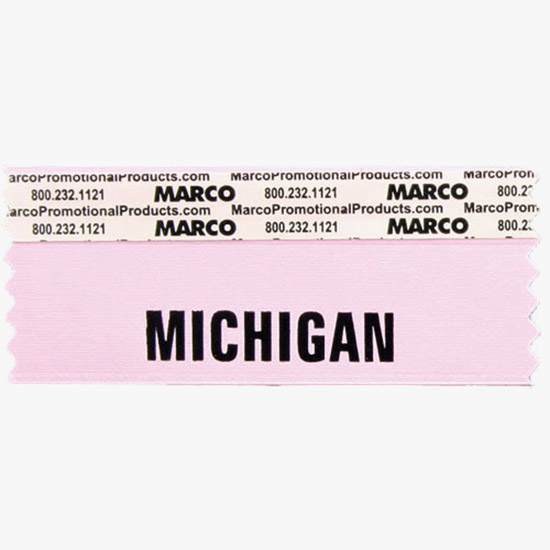 MICHIGAN Ribbon - Horizontal, H1-MICHIGAN