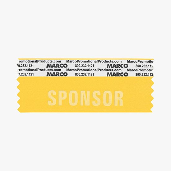 SPONSOR Ribbon - Horizontal, H1-SPONSOR