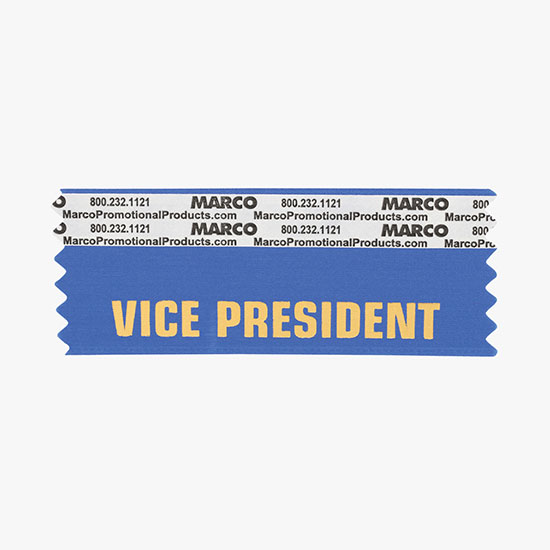 VICE PRESIDENT Ribbon - Horizontal, H1-VICEPRESIDENT