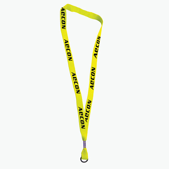 5/8 Neon Lanyard with Safety Breakaway w/O-Ring, LY-1304OR - Marco Promos
