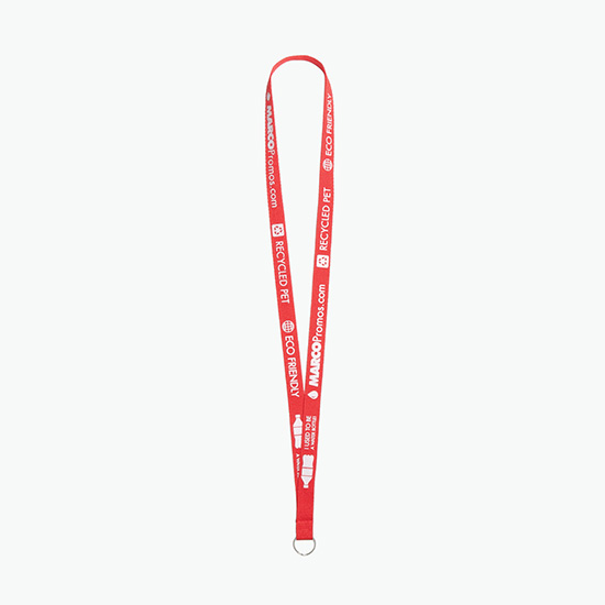 Plan Ahead & Save 5/8 Recycled PET Lanyard with Split Key Ring, LYE ...