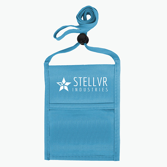 Plan Ahead & Save Recycled Economy Neck Wallet | Marco Promos