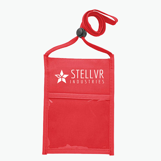 Plan Ahead & Save Recycled Economy Neck Wallet | Marco Promos