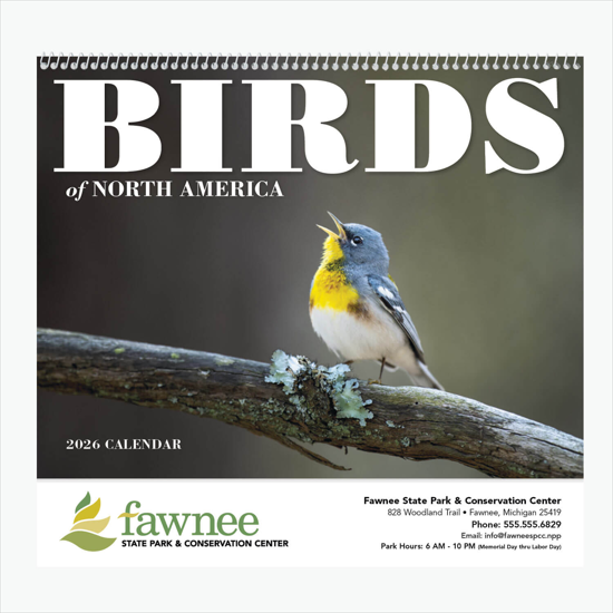 Birds of North America Wall Calendar - Spiral | Marco Promos