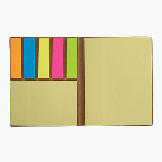 Sticky Notes & Flag Book with Recycled Paper Cover, OFE-20005 - Marco ...