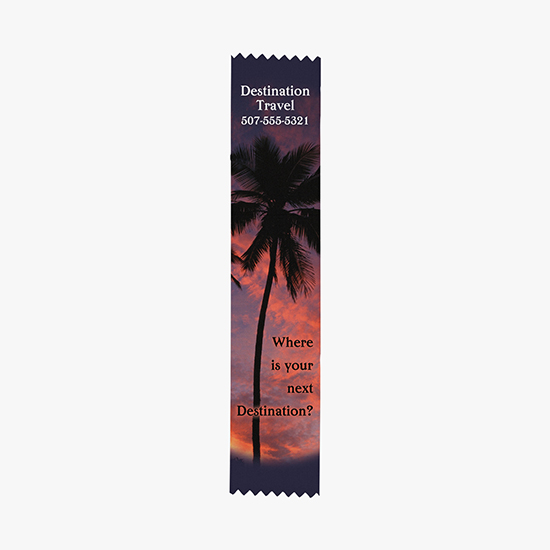 Custom Full Color Badge Ribbons | Marco Promos™