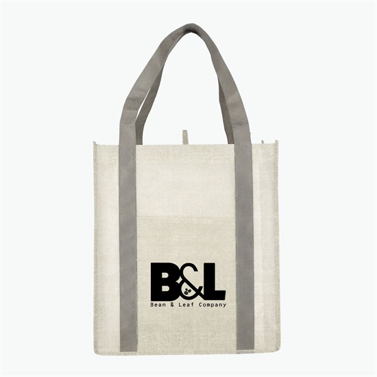 Neptune Recycled Grocery Tote - 15 x 13 - 24-Hour Production | Marco Promos