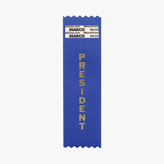 PRESIDENT Ribbon - Vertical, V1-PRESIDENT