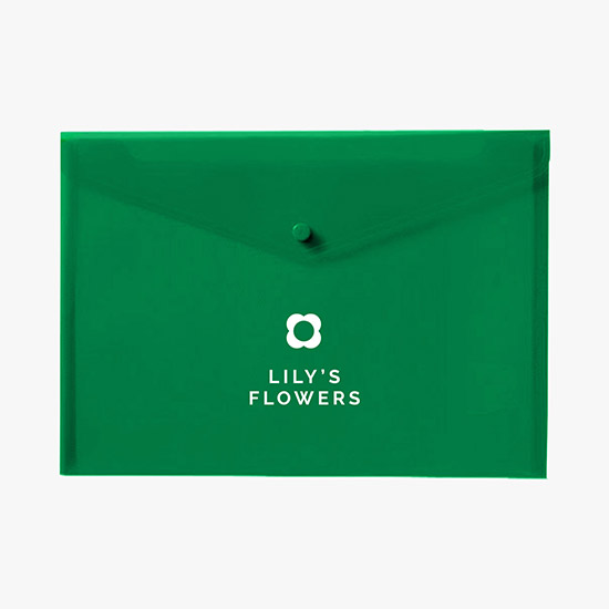 Translucent Snap Portfolio - One-Color Imprint, VIE-5T-PR - Marco Promos