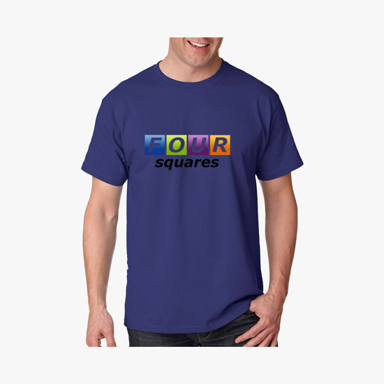 Full Color Hanes Authentic T-Shirt - Colors | Marco Promos